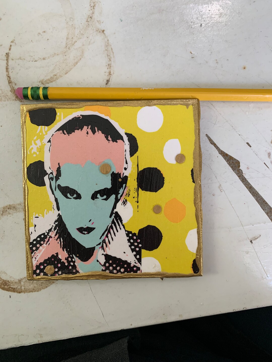 Handmade Art Magnet / Jane Drano / Jane Wiedlin / the Go-go's, Lowbrow ...