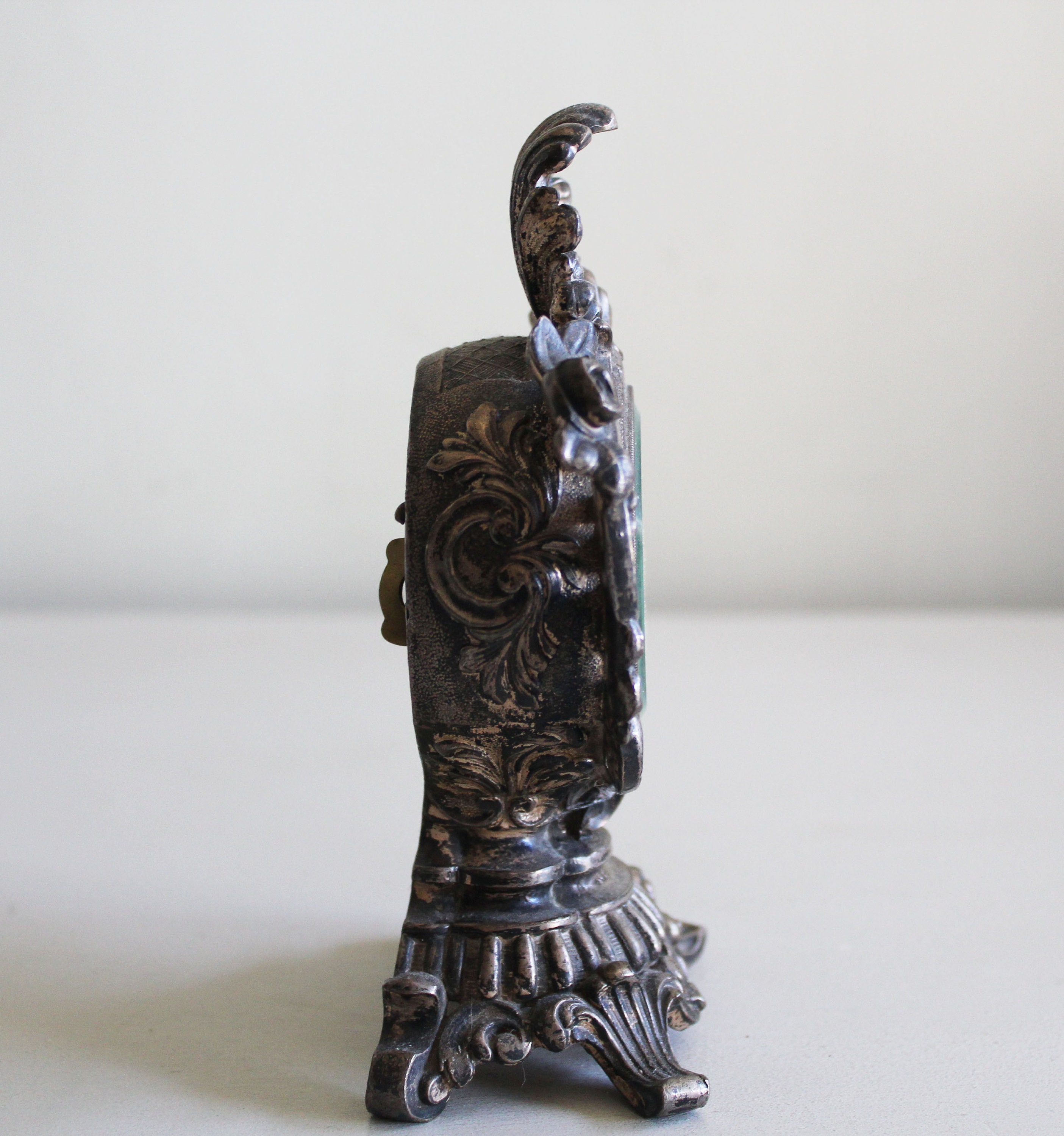 Antique Ansonia Victorian Style Gilt Brass Metal With Beveled Glass ...