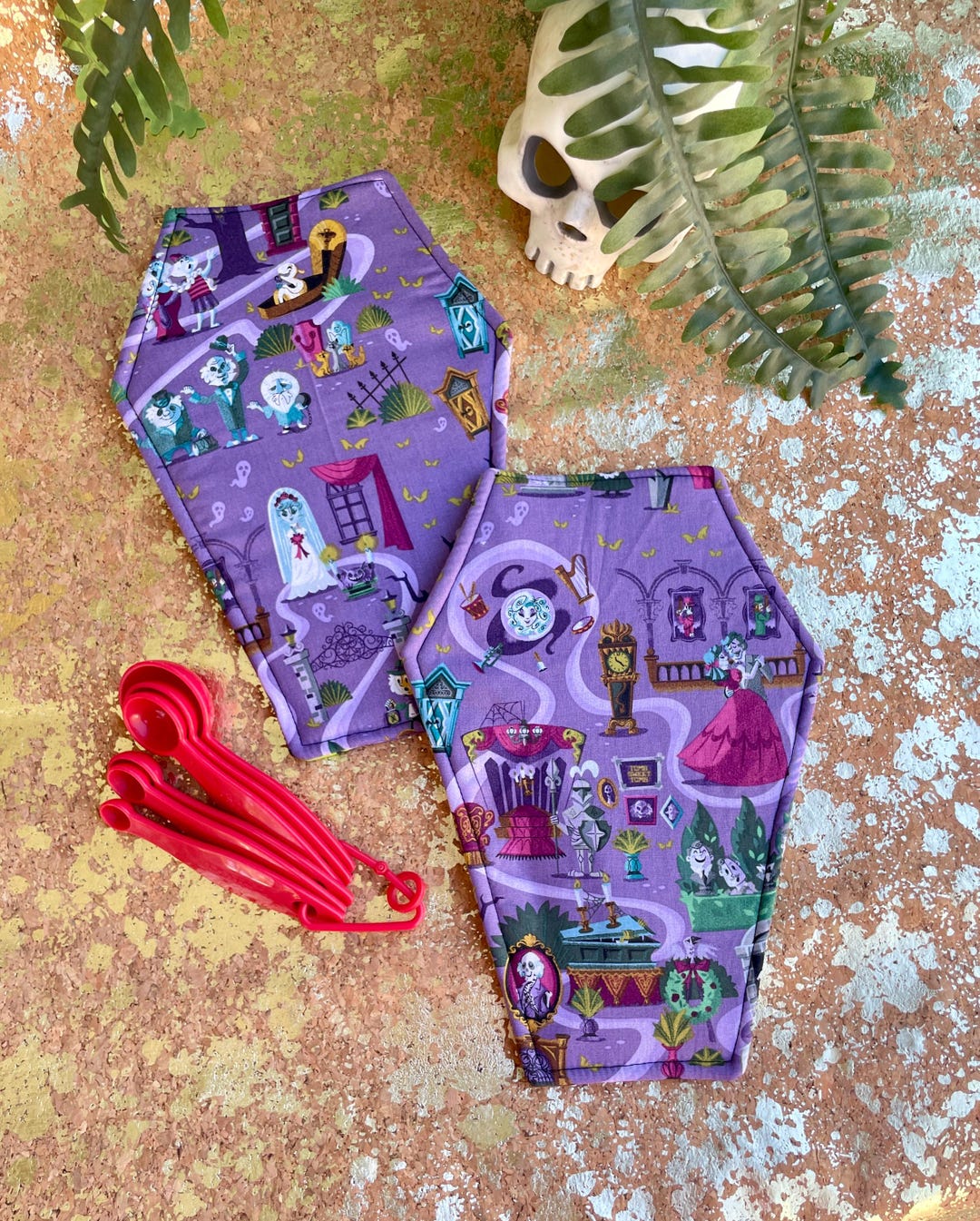 Haunted Mansion Coffin Shaped Hot Pads, Kitchen Essentials, Gifts for ...