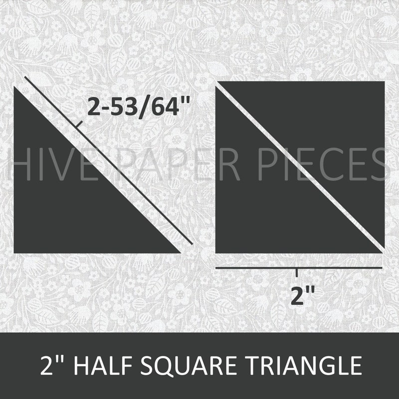 Half Square Triangle - Etsy