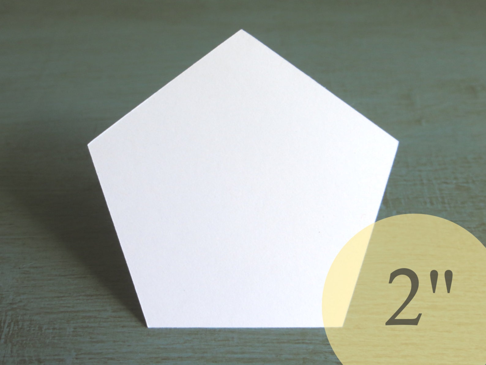 Hive Paper Pieces 2 PENTAGONS English Paper Piecing - Etsy