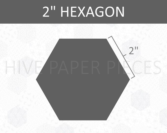 1 Inch Hexagon Paper Pieces HEX100 EPP English Paper Piecing 100 Pieces ...