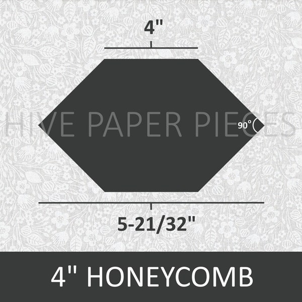 Hive Paper Pieces 1 HONEYCOMBS English Paper Piecing Quilt Hexies ...