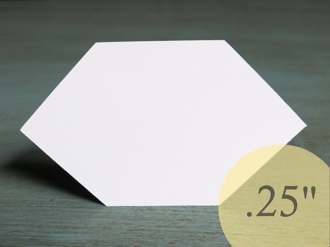 Hive Paper Pieces 1/4 HONEYCOMBS English Paper - Etsy