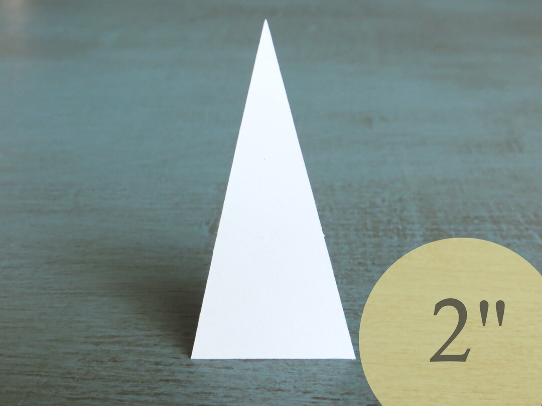 Hive Paper Pieces 2 X 1 ISOSCELES TRIANGLES English - Etsy France