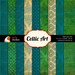 Celtic Art Digital Scrapbook Paper Celtic Knotwork Irish - Etsy