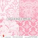 Pink Digital Paper Lace & Damask on Linen 12 Photography Backdrops ...