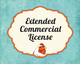 Extended License for Comercial Use of Digital Paper or a Clip - Etsy
