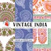 Indian Digital Paper Vintage Botanical Patterns Paisley - Etsy