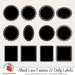 Black Lace Clip Art - 24 Lace Frames & Doilies - Digital Labels ...