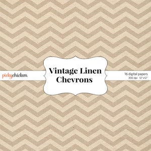 Linen Chevron Digital Scrapbook Paper - Burlap Textured Fabric Teal ...