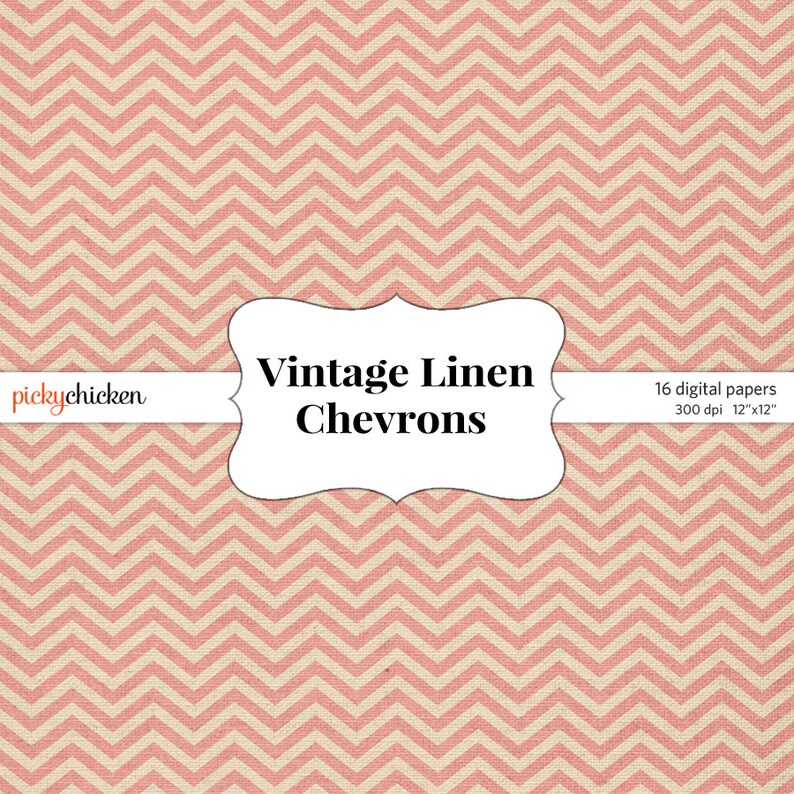 Linen Chevron Digital Scrapbook Paper - Burlap Textured Fabric Teal ...