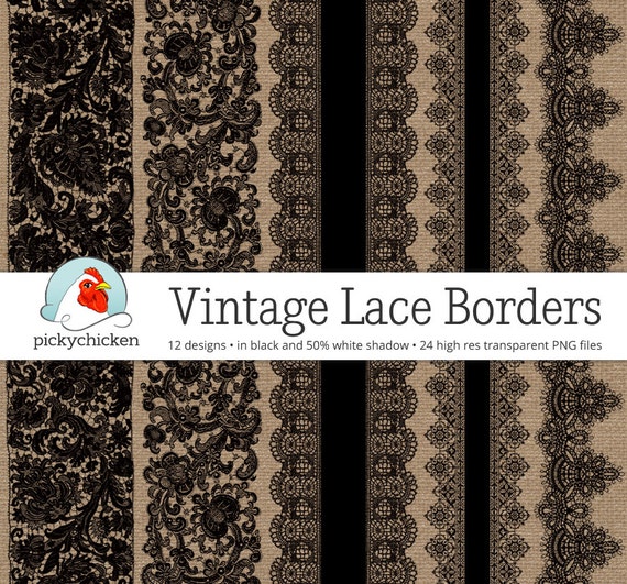 Victorian Vintage Lace Clip Art