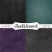 Chalkboard Digital Paper - 12 Textured Blackboard Papers Scrapbooking ...