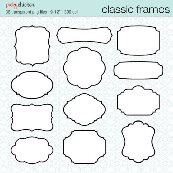 Labels Clip Art - Etsy