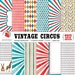 Circus Digital Paper - Vintage Circus Party, Carnival, Stripes ...