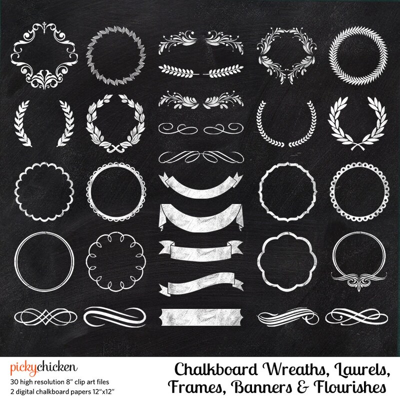 Chalkboard Frames - Etsy