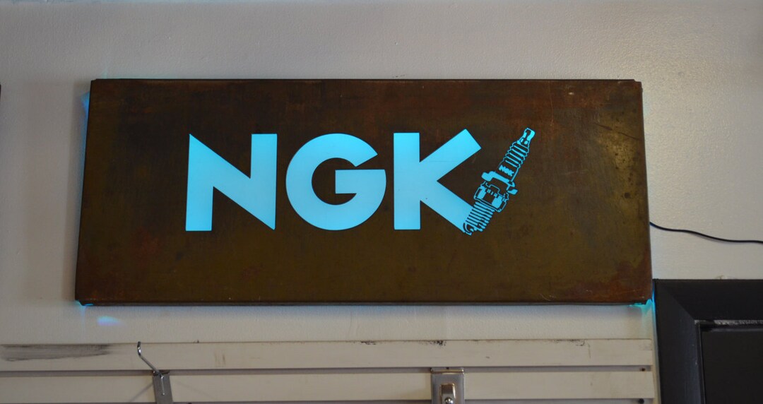 NGK Spark Plug Metal Led Sign Display Vintage Material - Etsy