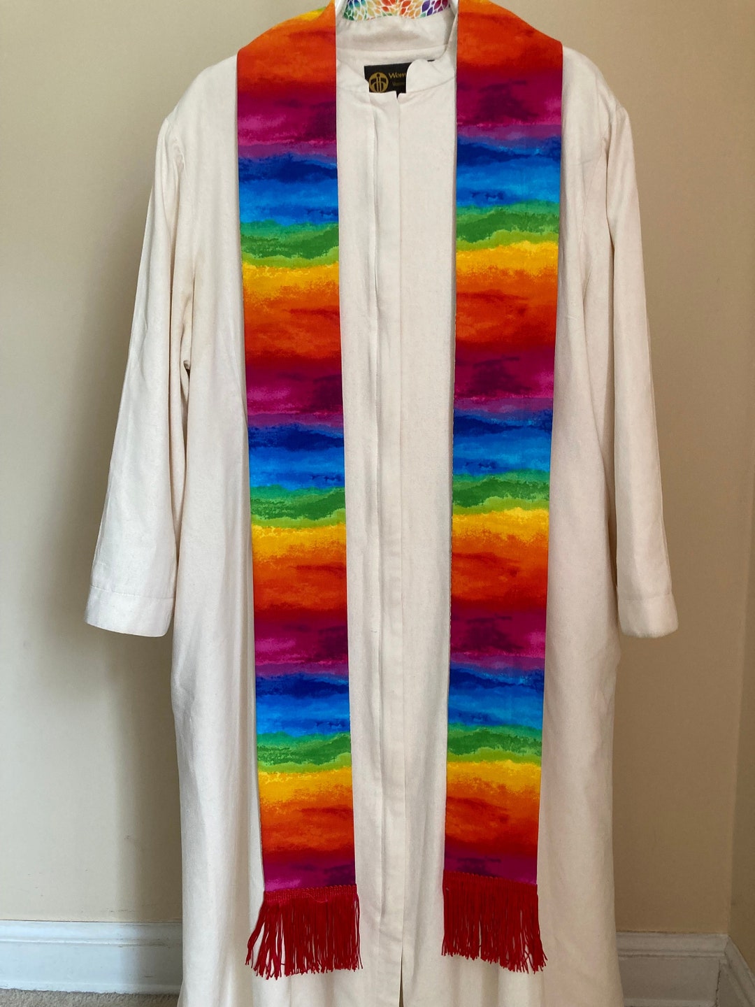 Clergy Stole: Classic Rainbow - Etsy