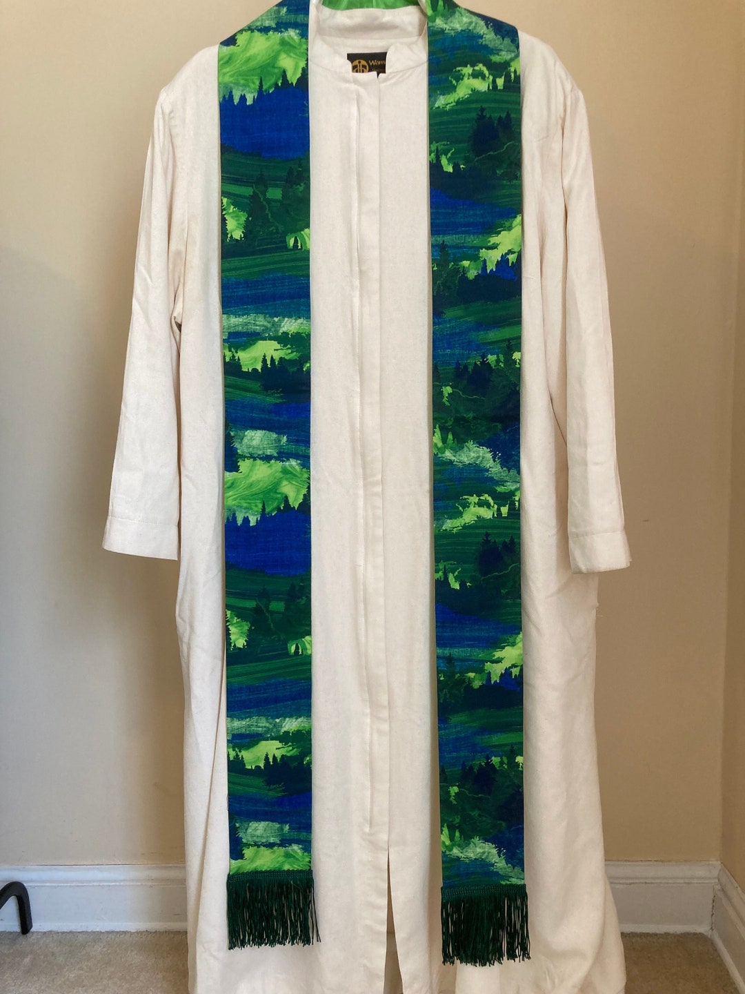 Clergy Stole for Ordinary Times: Dramatic Green Trees - Etsy