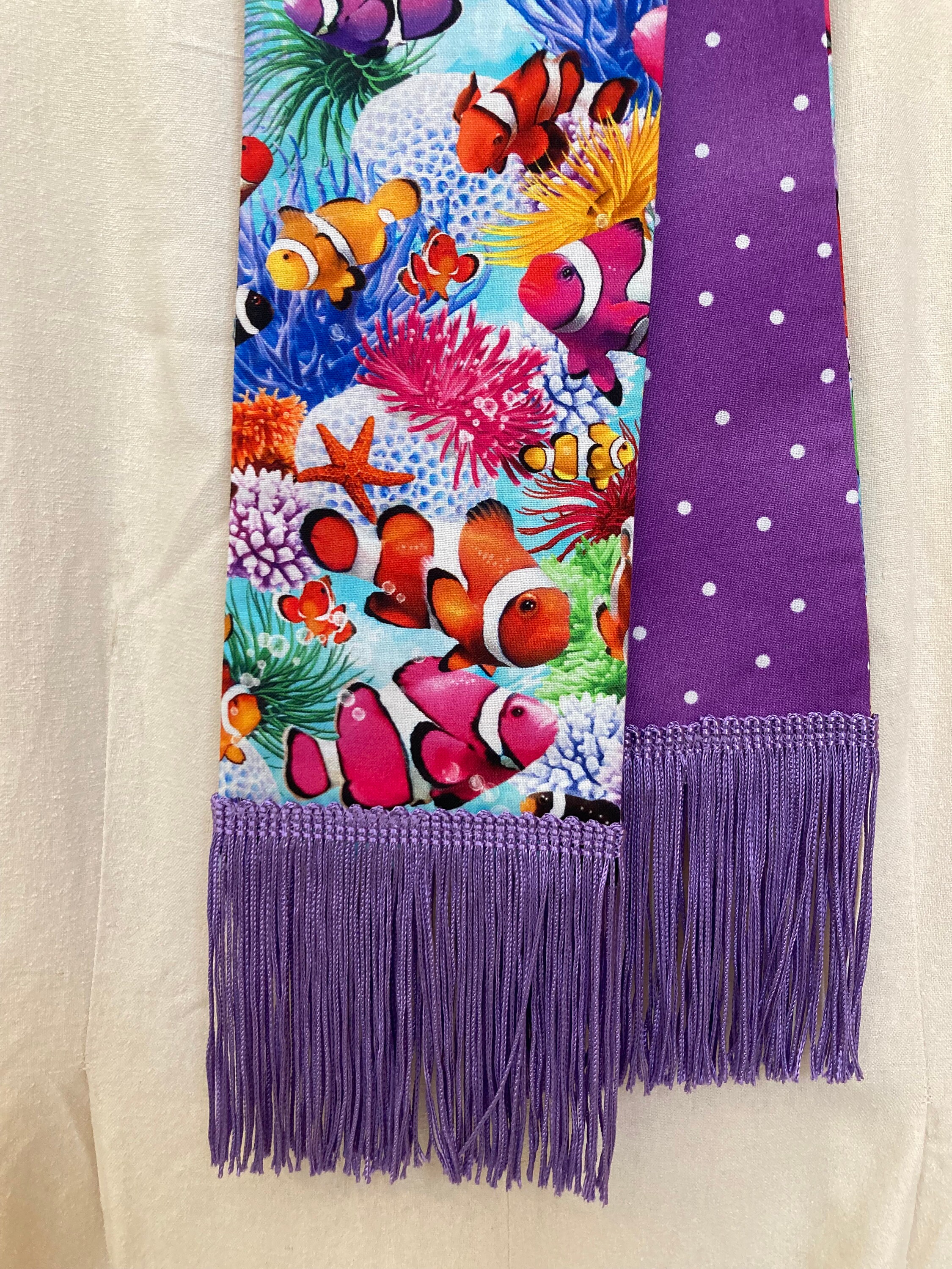 Clergy Stole for Creation: Colorful Sea Life - Etsy
