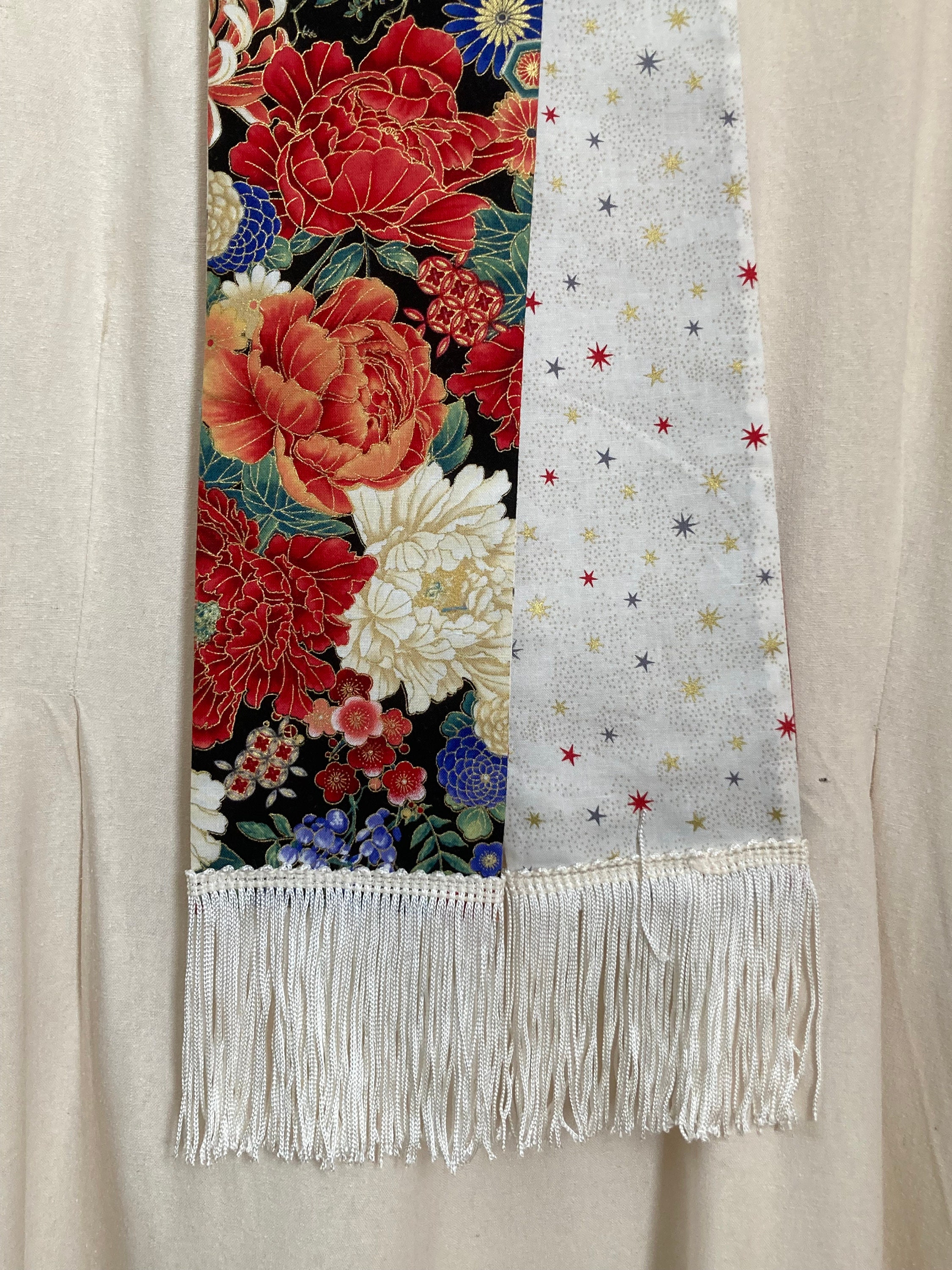 Clergy Stole for Creation: Asian Garden, Clergy White Stole - Etsy