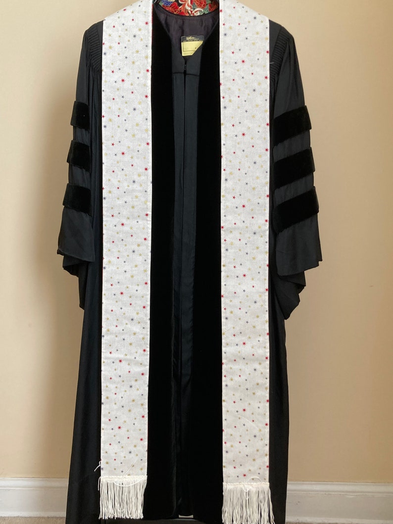 Clergy Stole for Creation: Asian Garden, Clergy White Stole - Etsy