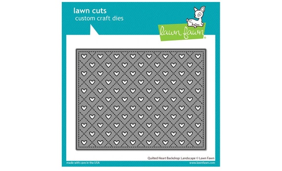 Scrapbooking Paper Die Cuts Quilted Heart Backdrop Lawn Cuts Custom ...
