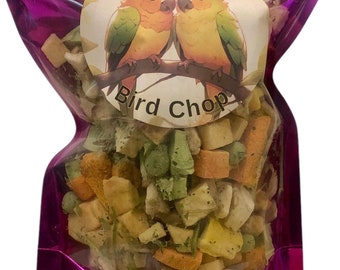 Freeze Dried Parrot Food, Bird Chop, Raw, Seasonal Vegetables, Fruit ...