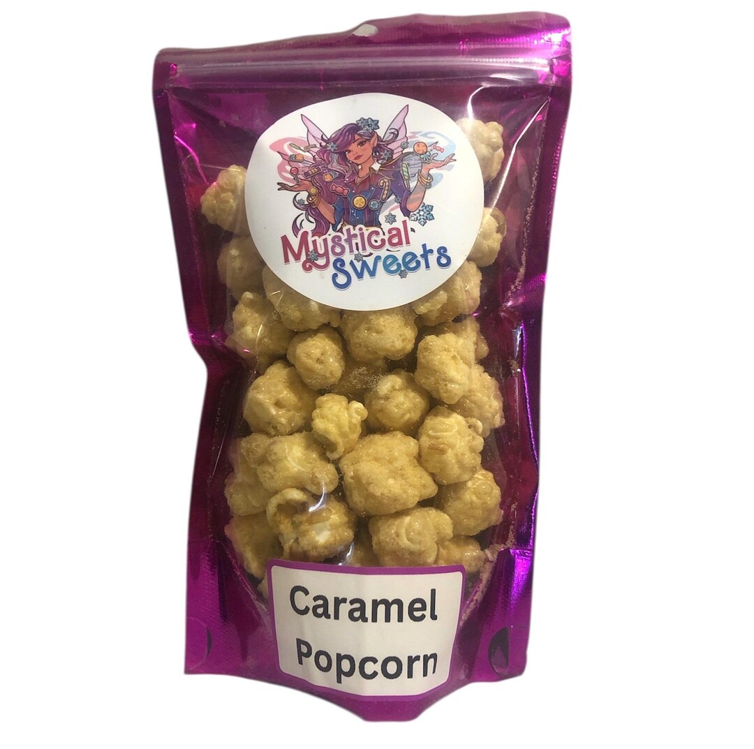 Freeze Dried Caramel Popcorn: Puffy, Crunchy Sweet Snack 2oz Bag - Etsy