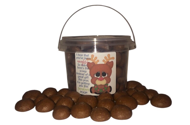 Freeze Dried Reindeer Poop – Crunchy Chocolate Christmas Stocking Gift ...