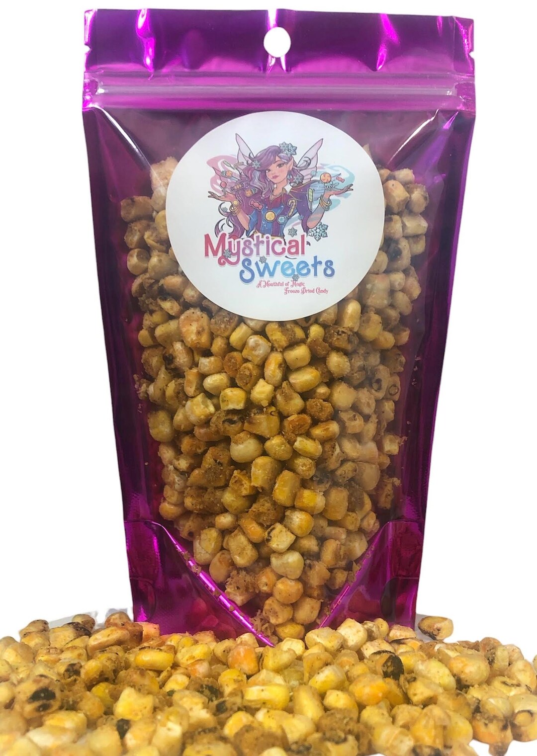 Freeze Dried Mexican Street Corn - Sweet & Spicy Corn, Elote Snack, 2 ...