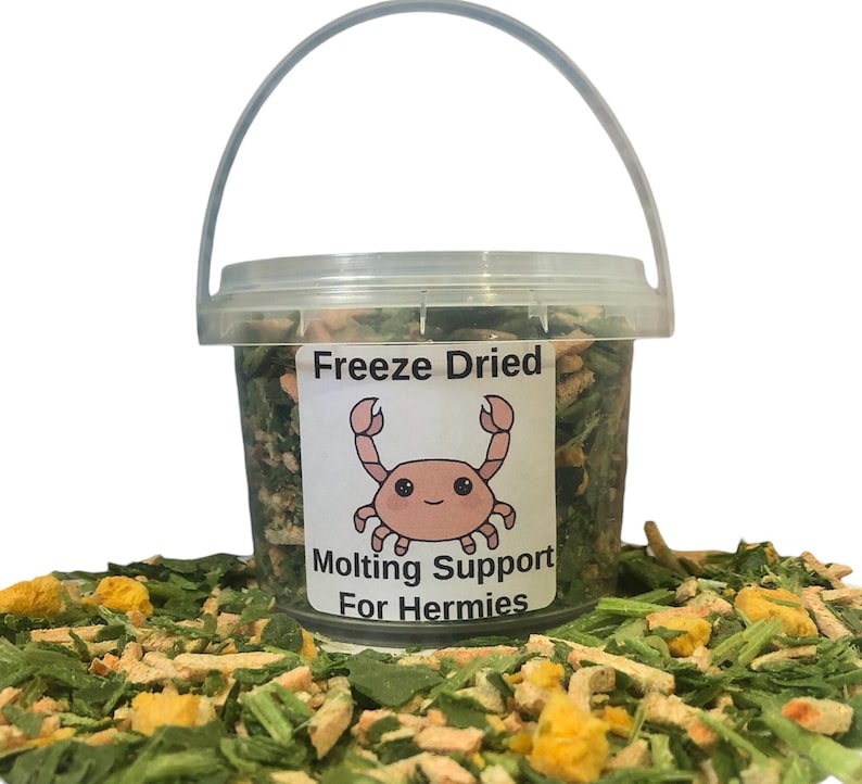 Freeze Dried Hermit Crab Food: All-natural Molting Support Mix - Etsy
