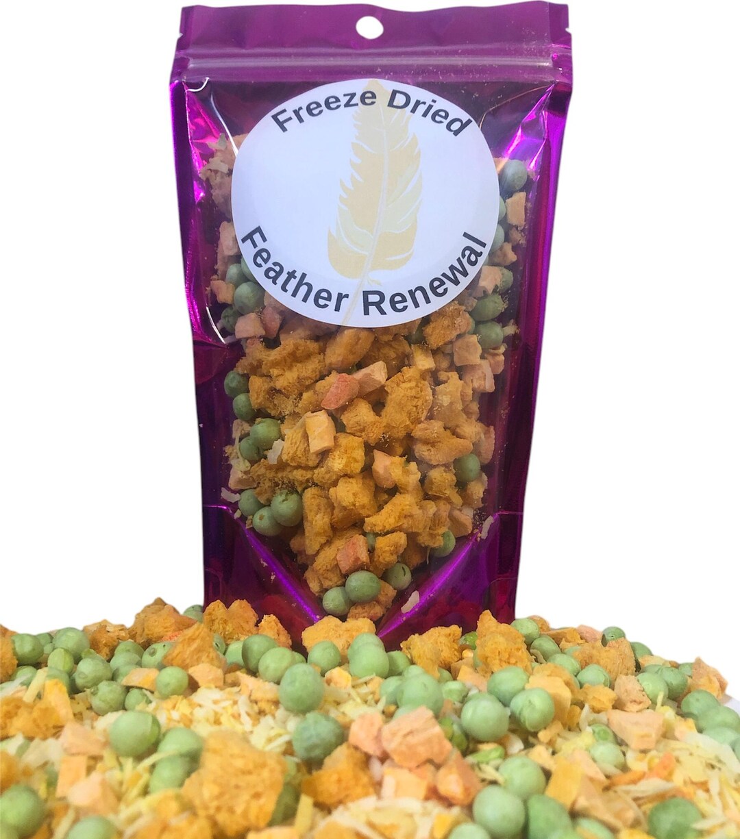 Freeze Dried Parrot Food - Feather Renewal Blend, Bird Chop, Bird ...