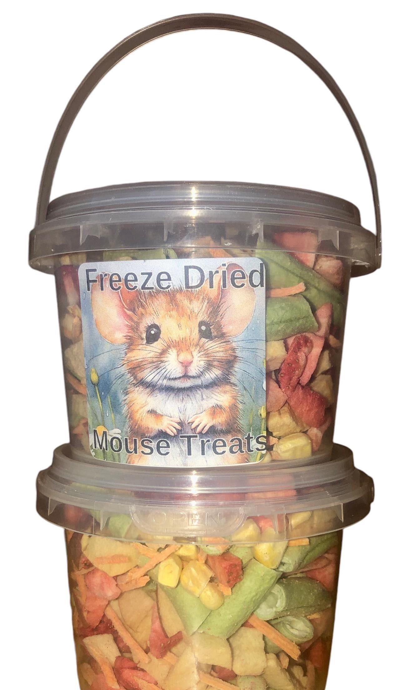 Freeze Dried Mouse Treats: Fruit & Veggie Mix, Natural Foraging Food - Etsy