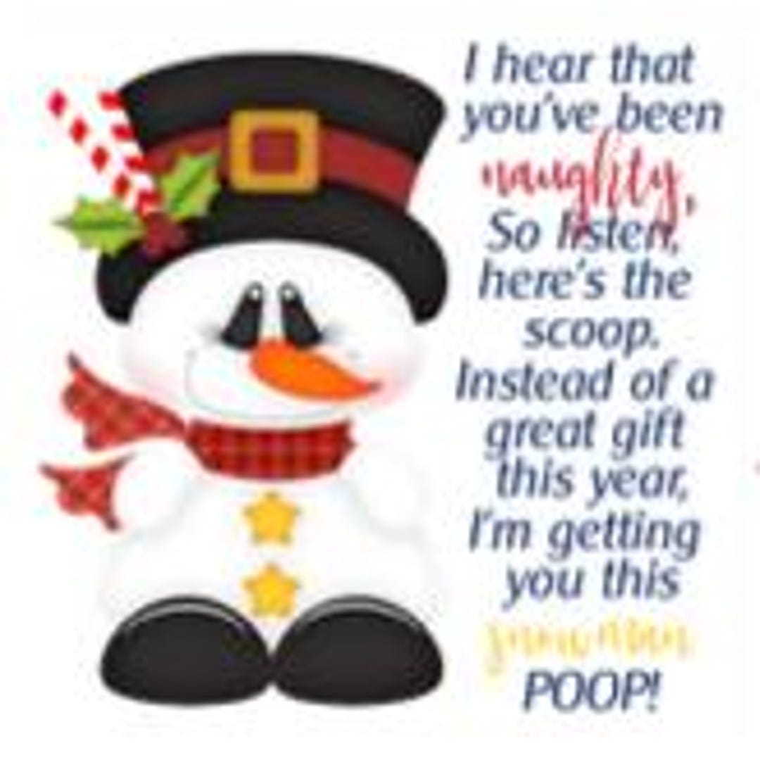 Printable Snowman Poop Labels PDF – Candy Tags for Christmas Treats - Etsy