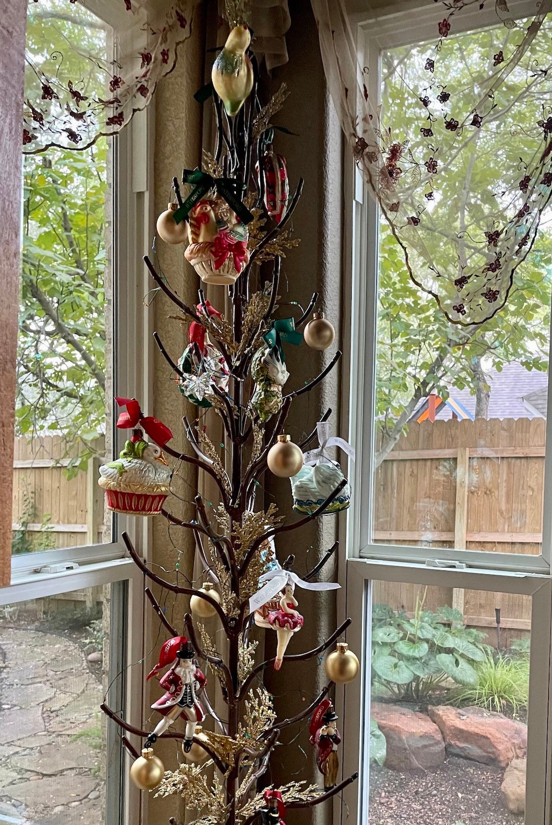 Metal Ornament Tree, Original Twig Tree, Four Foot Tall. - Etsy