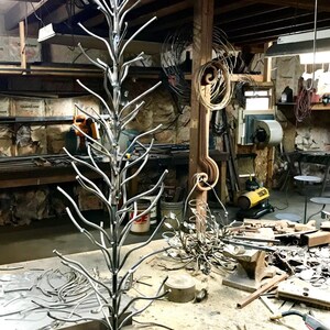 Metal Ornament Tree, Original Twig Tree, Four Foot Tall. - Etsy