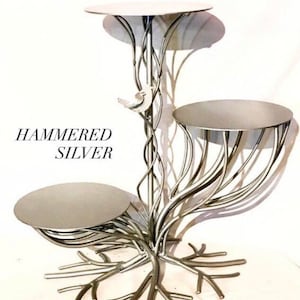 Hand Crafted Three Tier Cake Stand: Tree of Life Design - Etsy