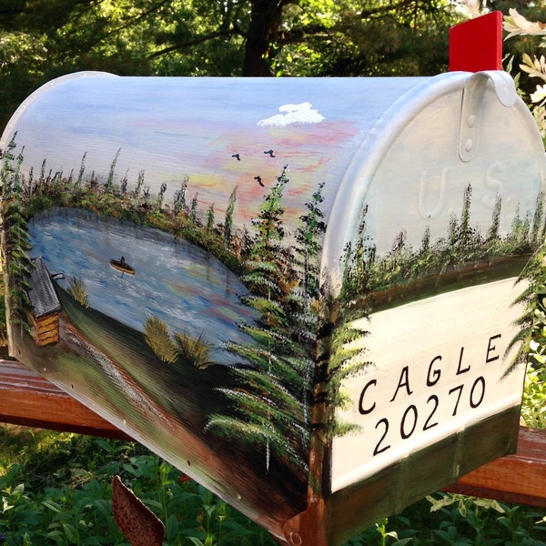 Log Cabin Mailbox - Etsy