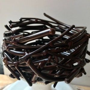 Metal Birds Nest, Decorative Twig Nest - Etsy