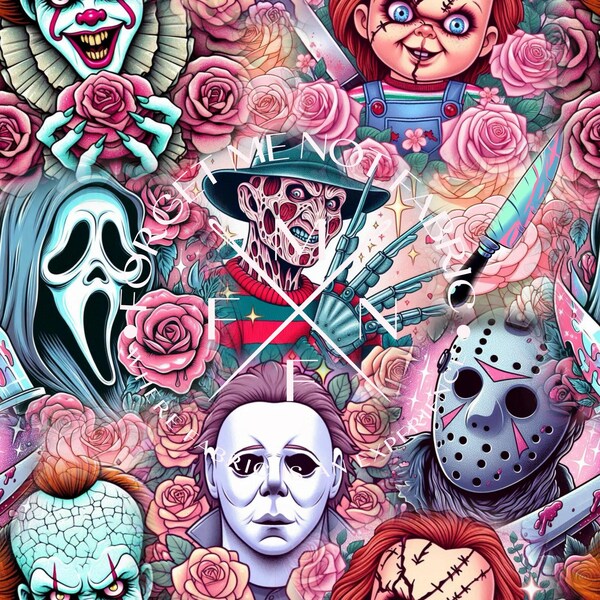 Horror Fabric - Etsy