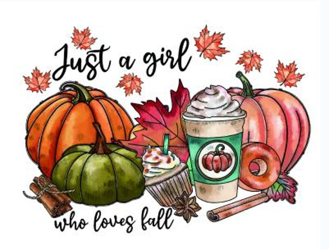 Fall DTF Heat Transfer | Pumpkins Plaids Leaves & Lattes | Ready to ...
