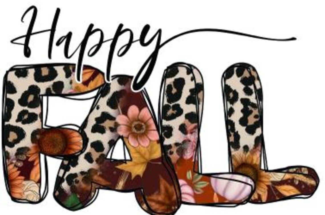 Fall DTF Heat Transfer | Pumpkins Plaids Leaves & Lattes | Ready to ...