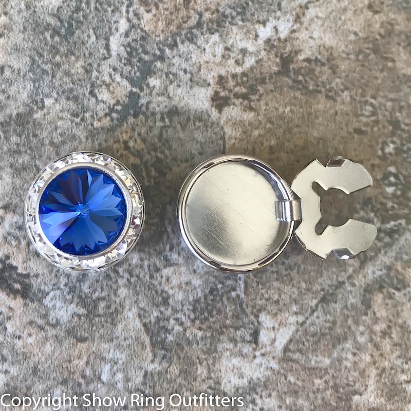 Rhinestone Button - Etsy