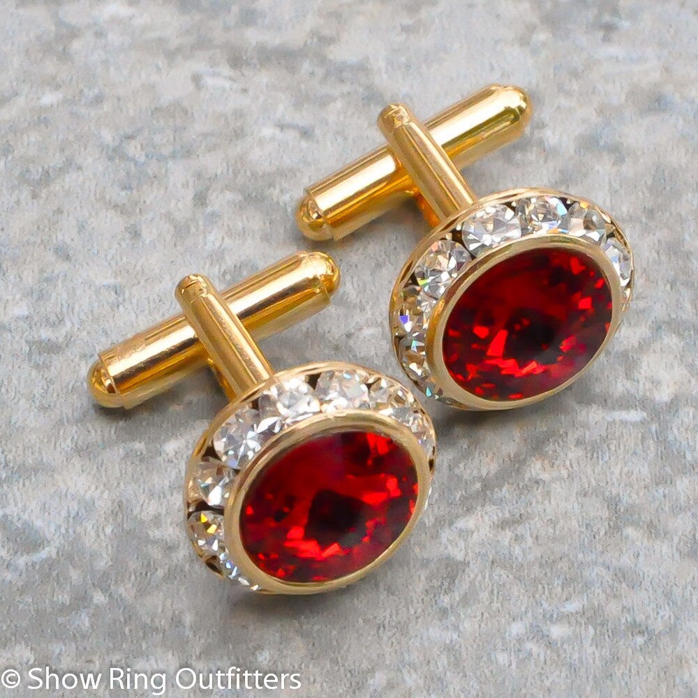 Crystal Cufflinks 25 Colors Silver or Gold Crystal Cuff - Etsy