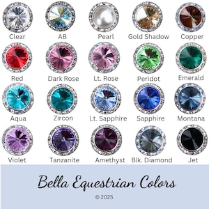 Crystal Bun Barrette, 20 Colors, Saddleseat Bun Bow, Saddle Hair ...