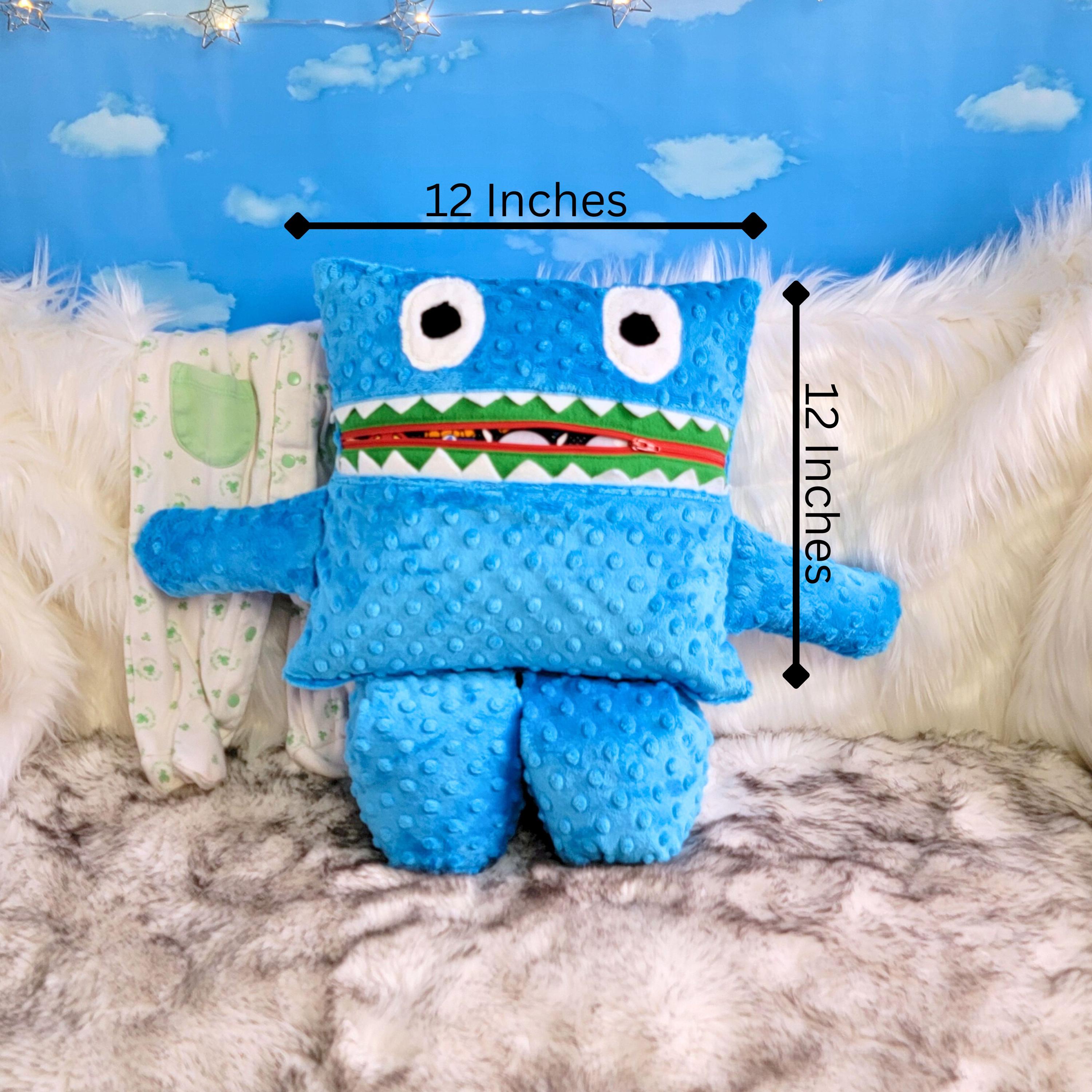 Monster Pajama Pal Pillow Plushie Superhero Themed Stuffed Plush Toy ...