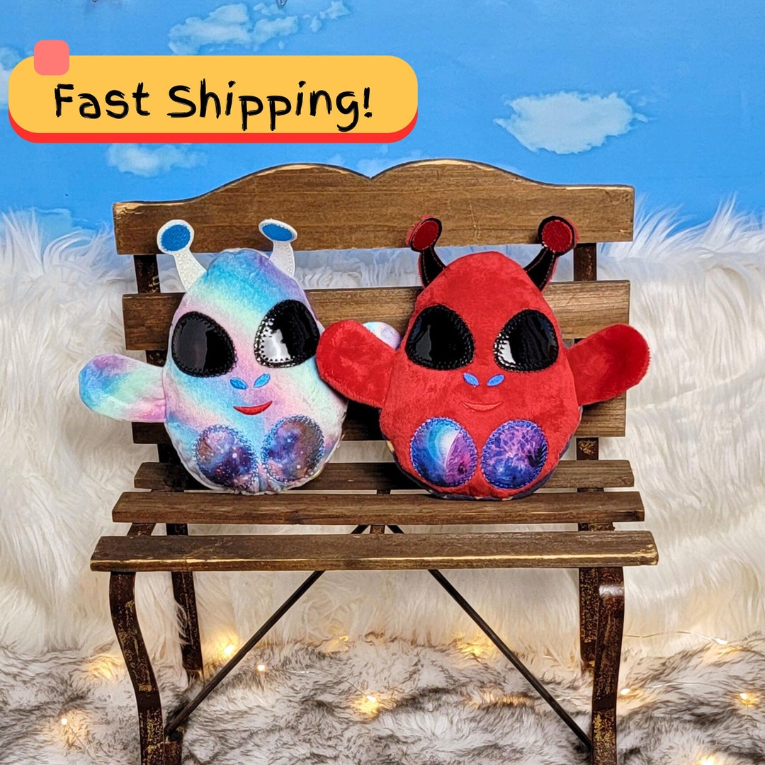 Alien Egg Shape Stuffed Surprise Peekaboo Soft Fabric Toy Plushie ...