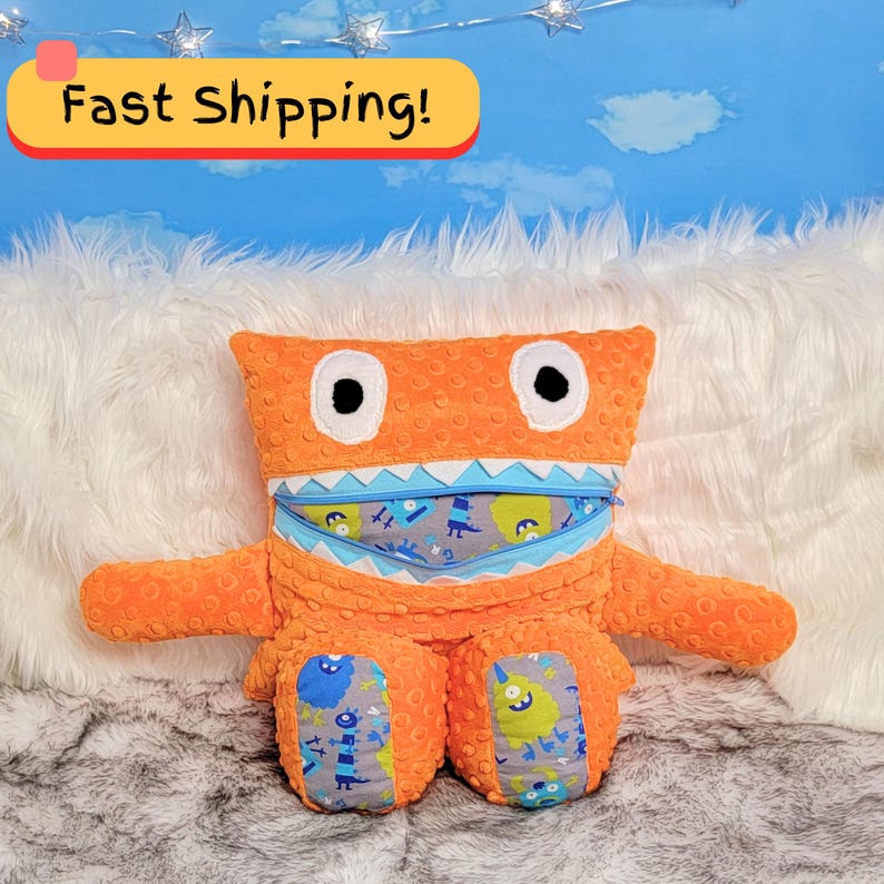 Monster Pajama Pal Pillow Plushie Cute Aliens Themed Stuffed Plush Toy ...